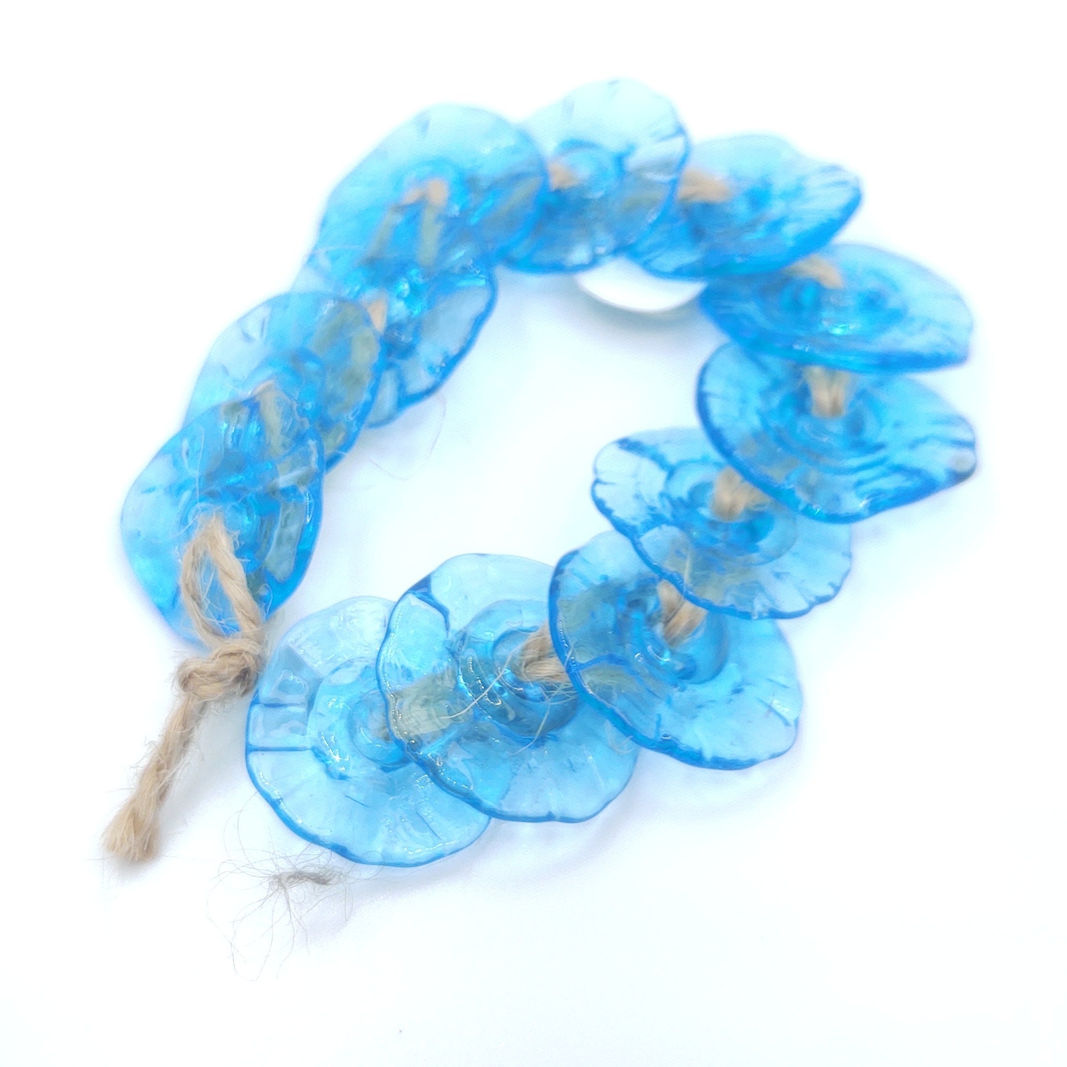 Aqua Ruffle Disk set | Prima Donna Designs