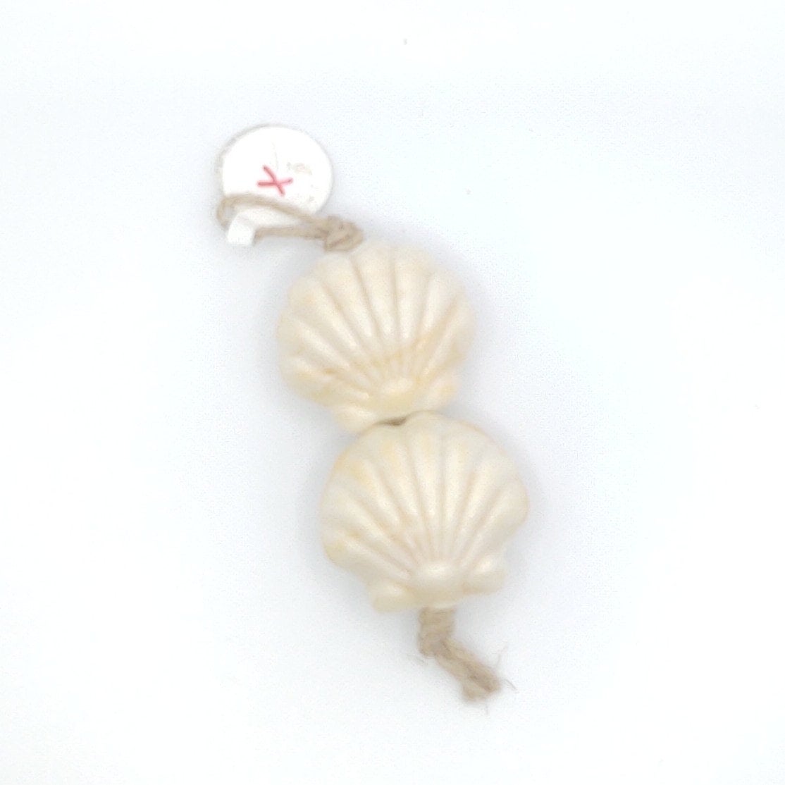 Ivory Glass Shell Beads | Prima Donna Designs